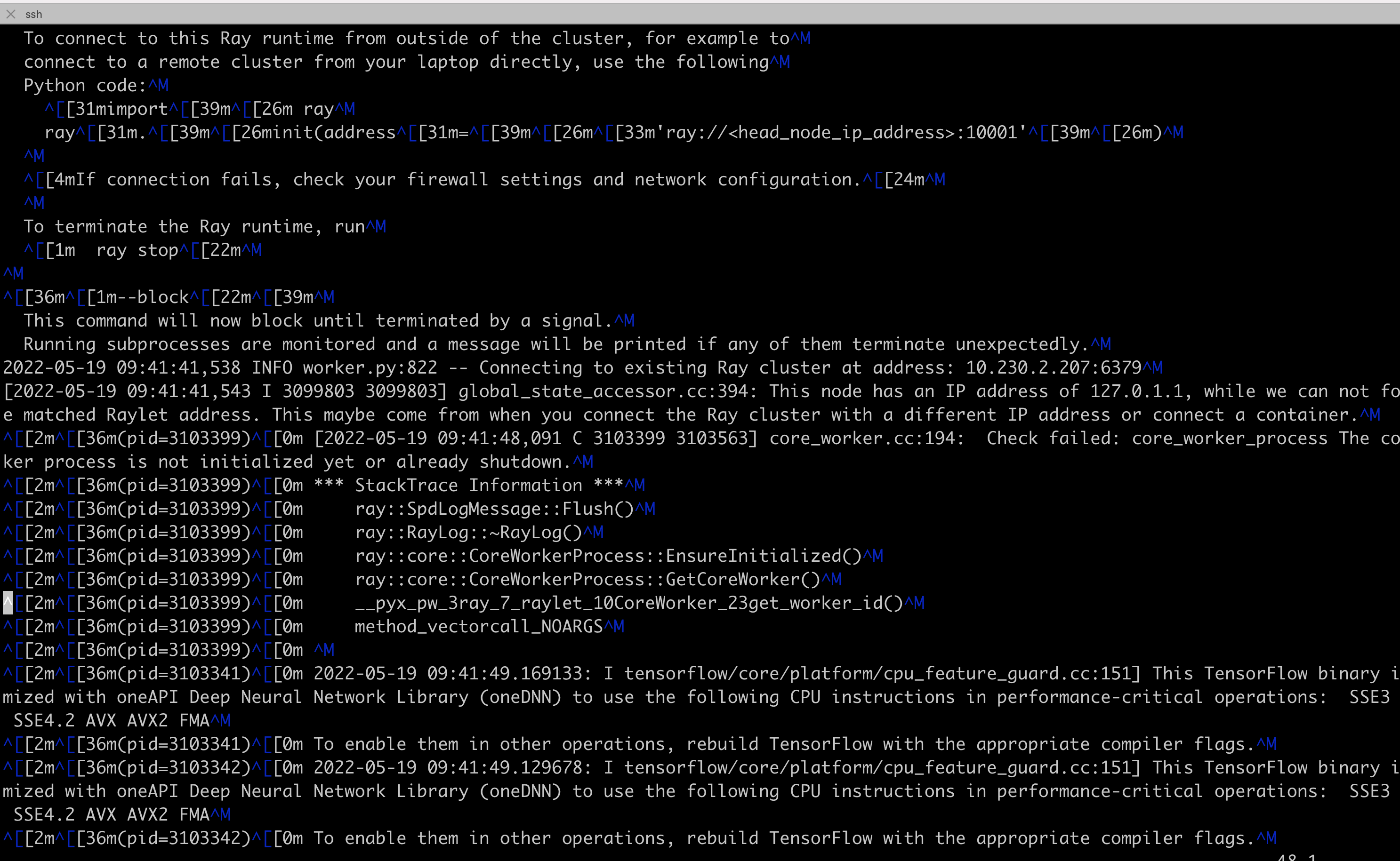 [BUG] Ray core_worker_process fails when running on a full node on ThetaGPU · Issue #134 ...