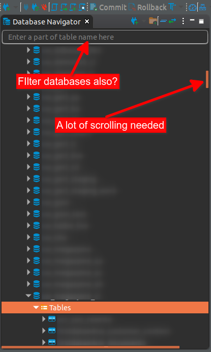 Use Table Name Filter For Databases Also · Issue 8626 · Dbeaverdbeaver · Github 