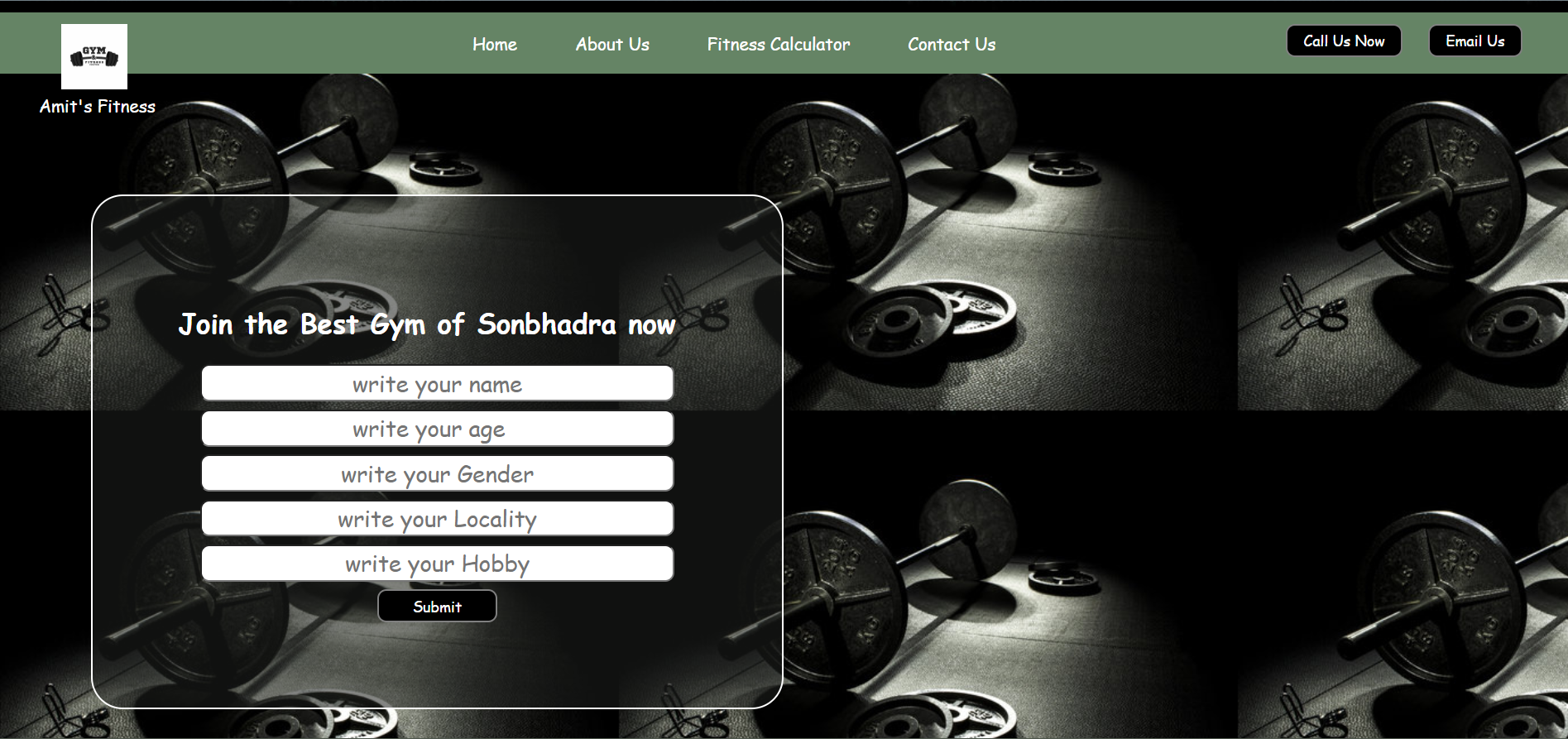 GitHub - Diksha-001/Gym_website