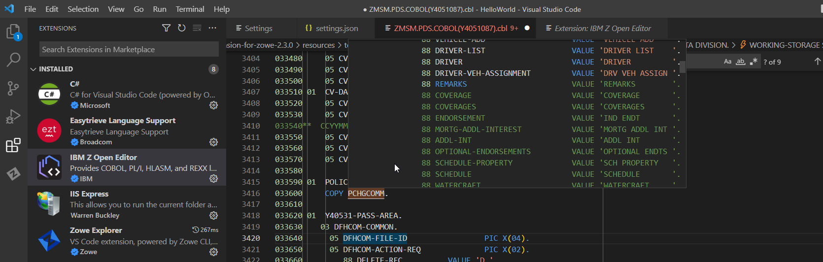 COBOL: REMARKS · Issue #276 · IBM/zopeneditor-about · GitHub