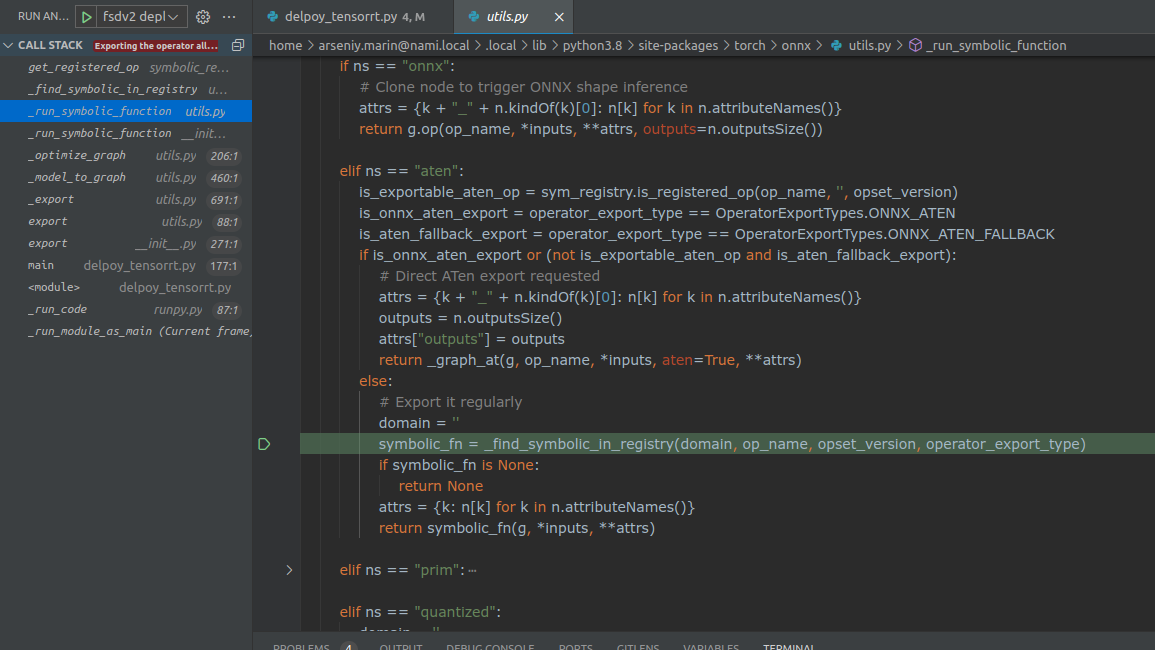 Cant Export Model To Onnx Because Of Atenall Operator · Issue 111134 · Pytorchpytorch · Github