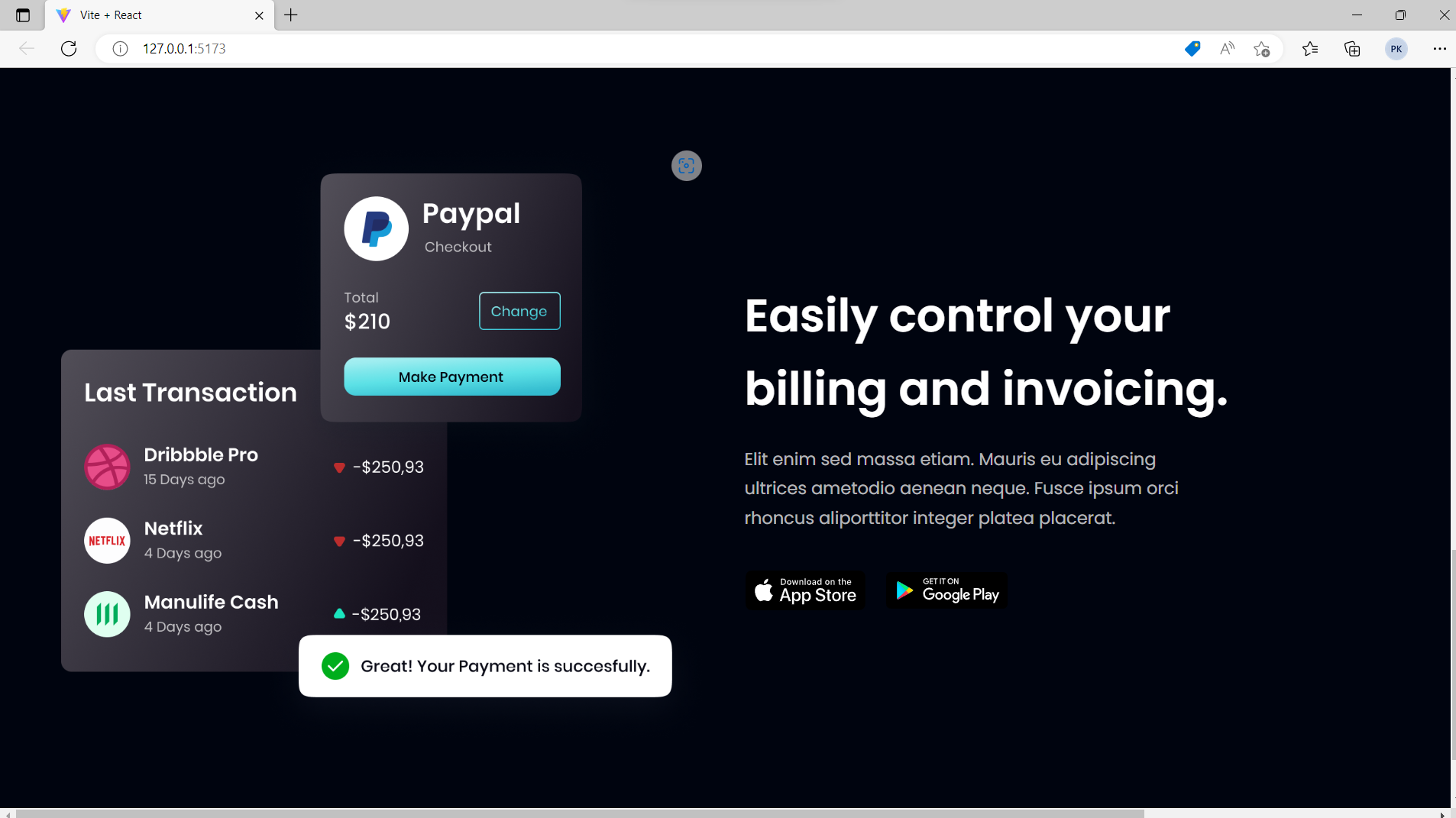 GitHub - mollywrld/modern_banking_page: a modern UI/UX webpage built with Vite and ReactJS.