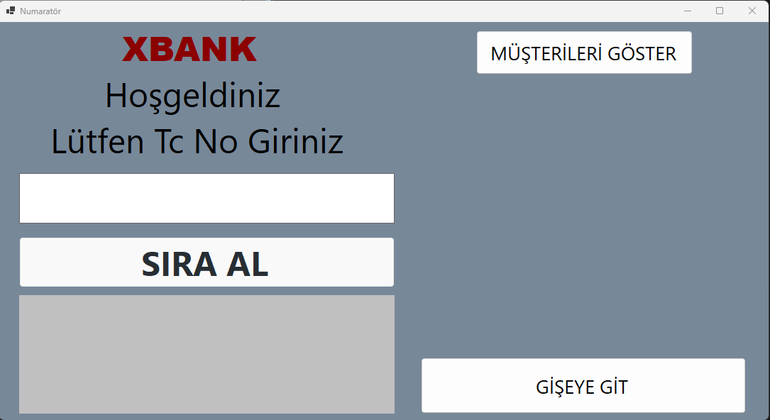 GitHub - emrahszl/BankaUygulamasi: Banka Numaratör sistemi