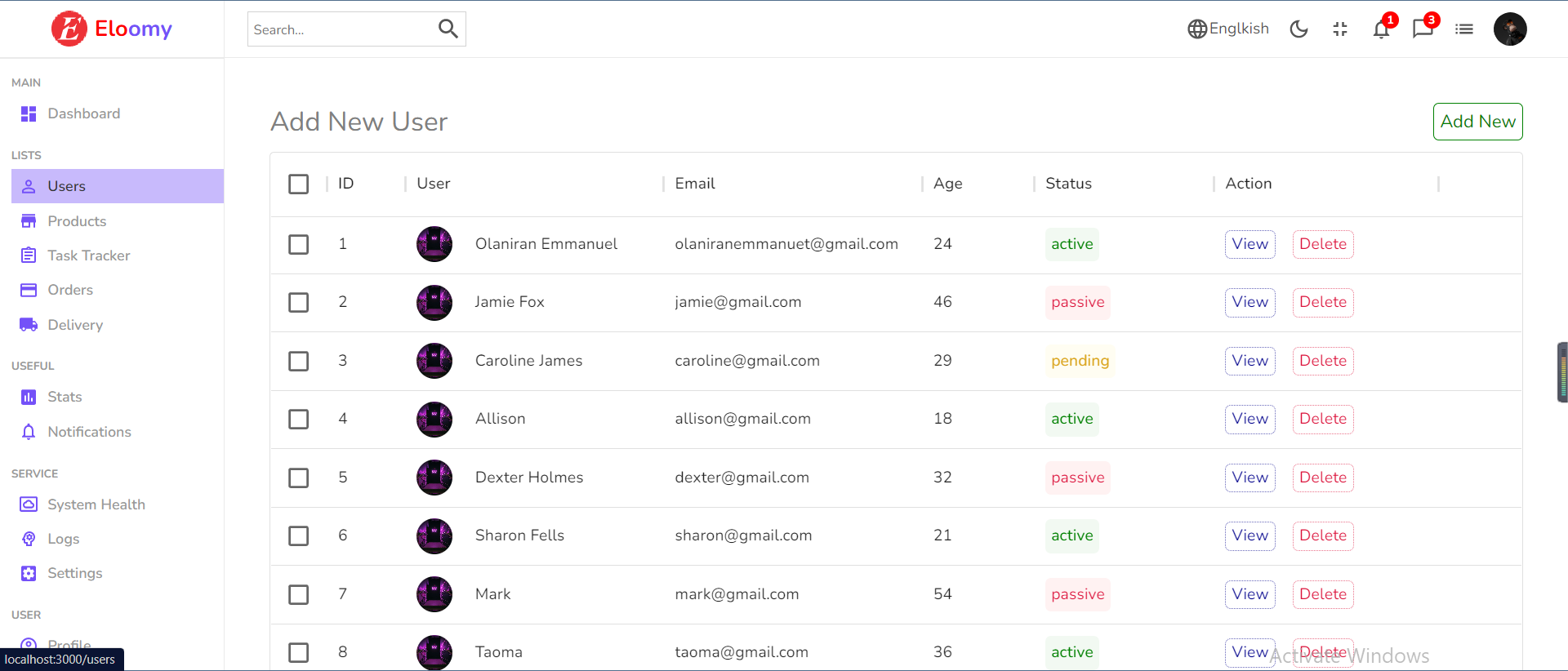 GitHub - NueltCodes/react-full-admin-app: A full functioning Admin app built with react