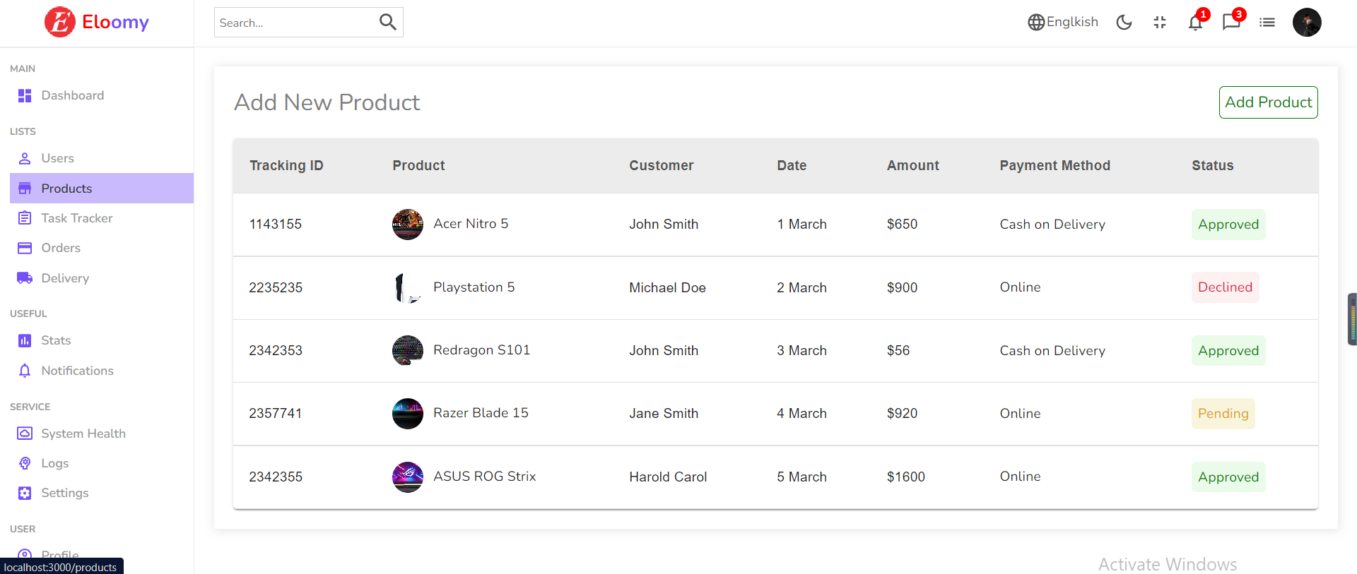 GitHub - NueltCodes/react-full-admin-app: A full functioning Admin app built with react