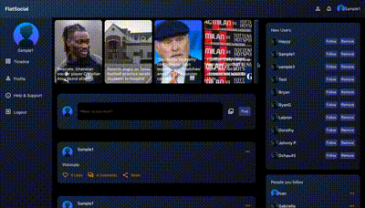 GitHub - The-flat-social/Frontend: A social media platform built using React and Rails 7