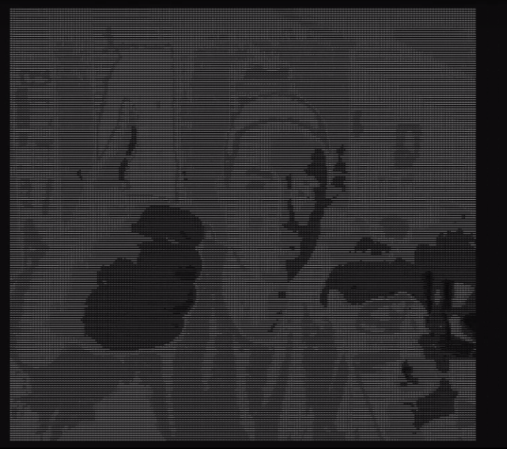 GitHub - faruktinaz/py-ascii-webcam: Webcam ASCII streaming in a terminal.