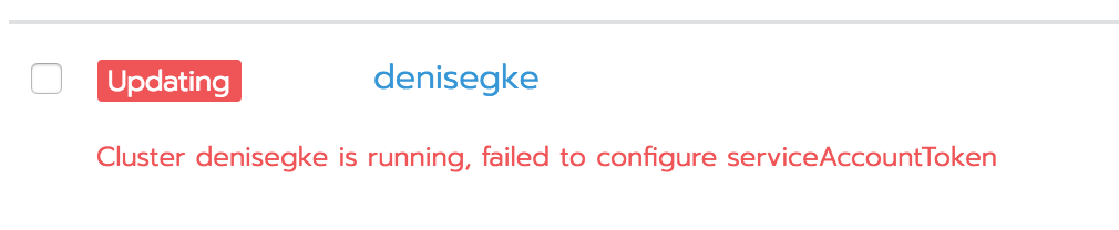 During Gke Provisioning Errors Appears Between When The Cluster Is Up In Gke And Its Fully
