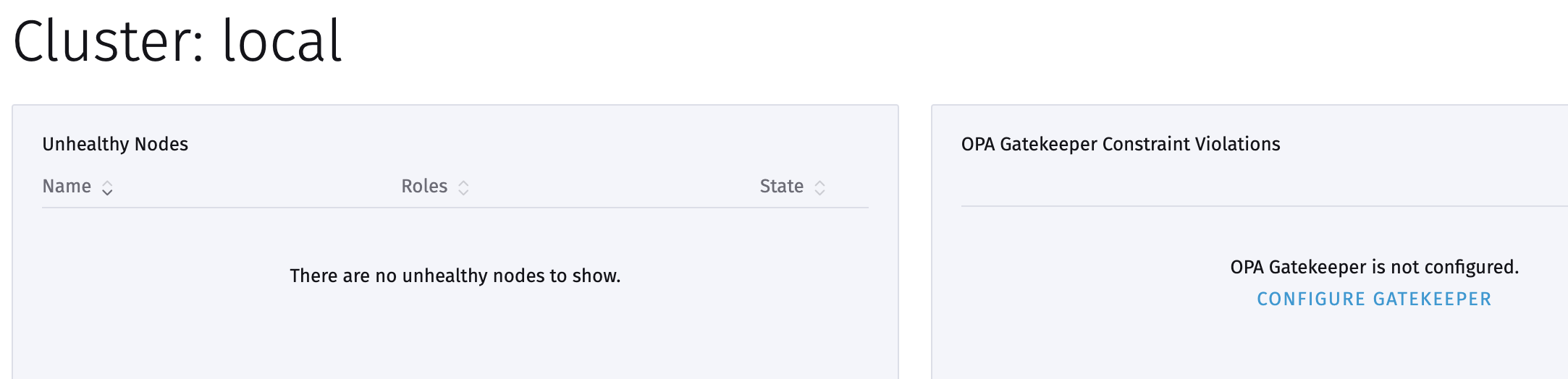 Cluster Overview Is Missing Content For Local Cluster · Issue 601