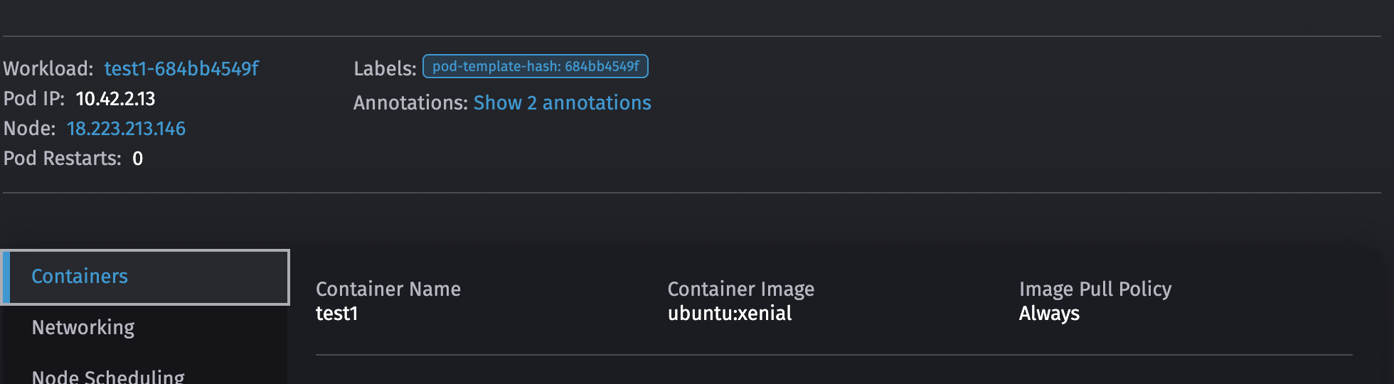 Containers Missing Container Name And Image · Issue 1211 · Rancherdashboard · Github