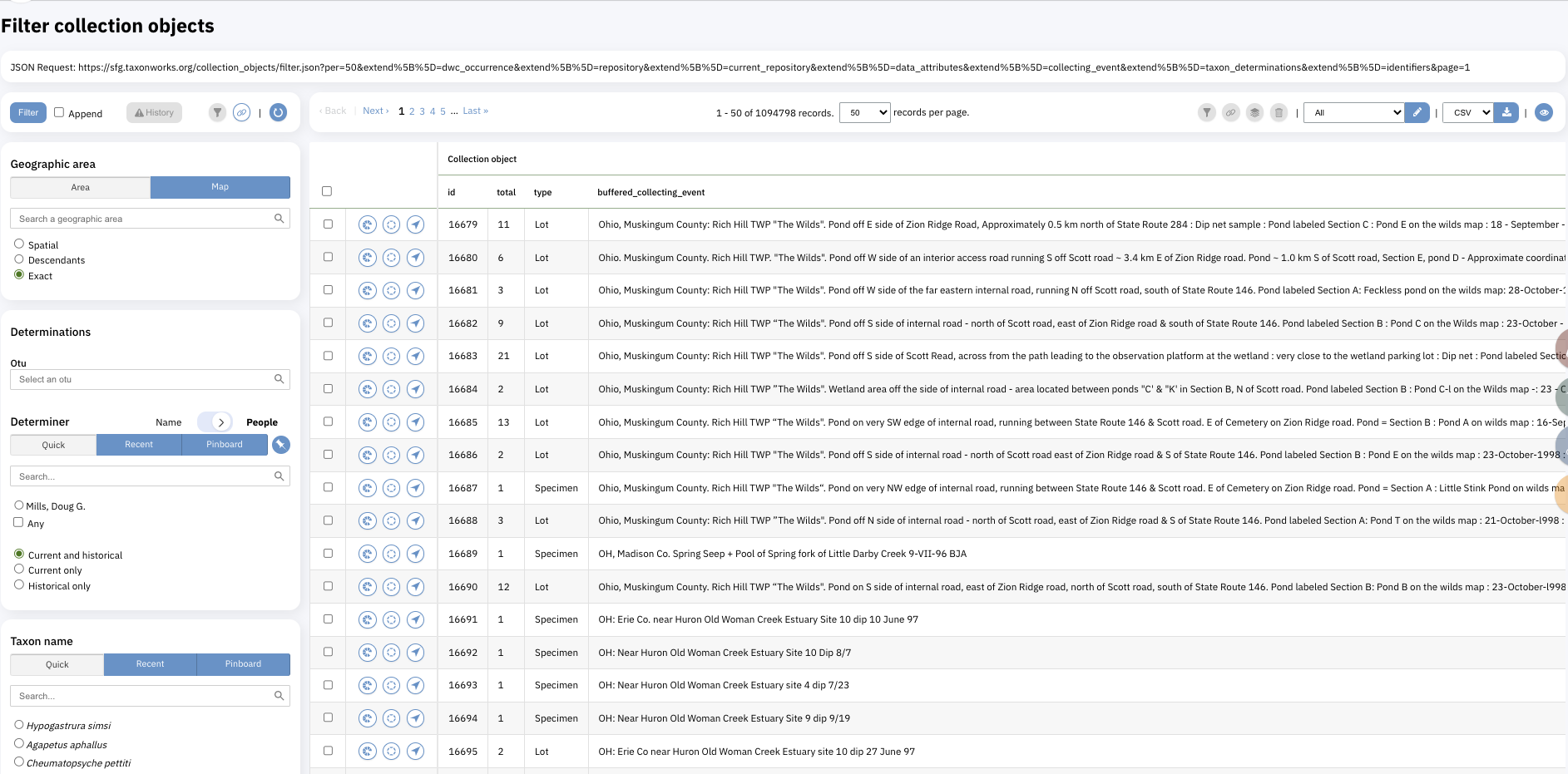 [Bug]: Filter by "In Particular Loan" broken · Issue #3345 · SpeciesFileGroup/taxonworks · GitHub