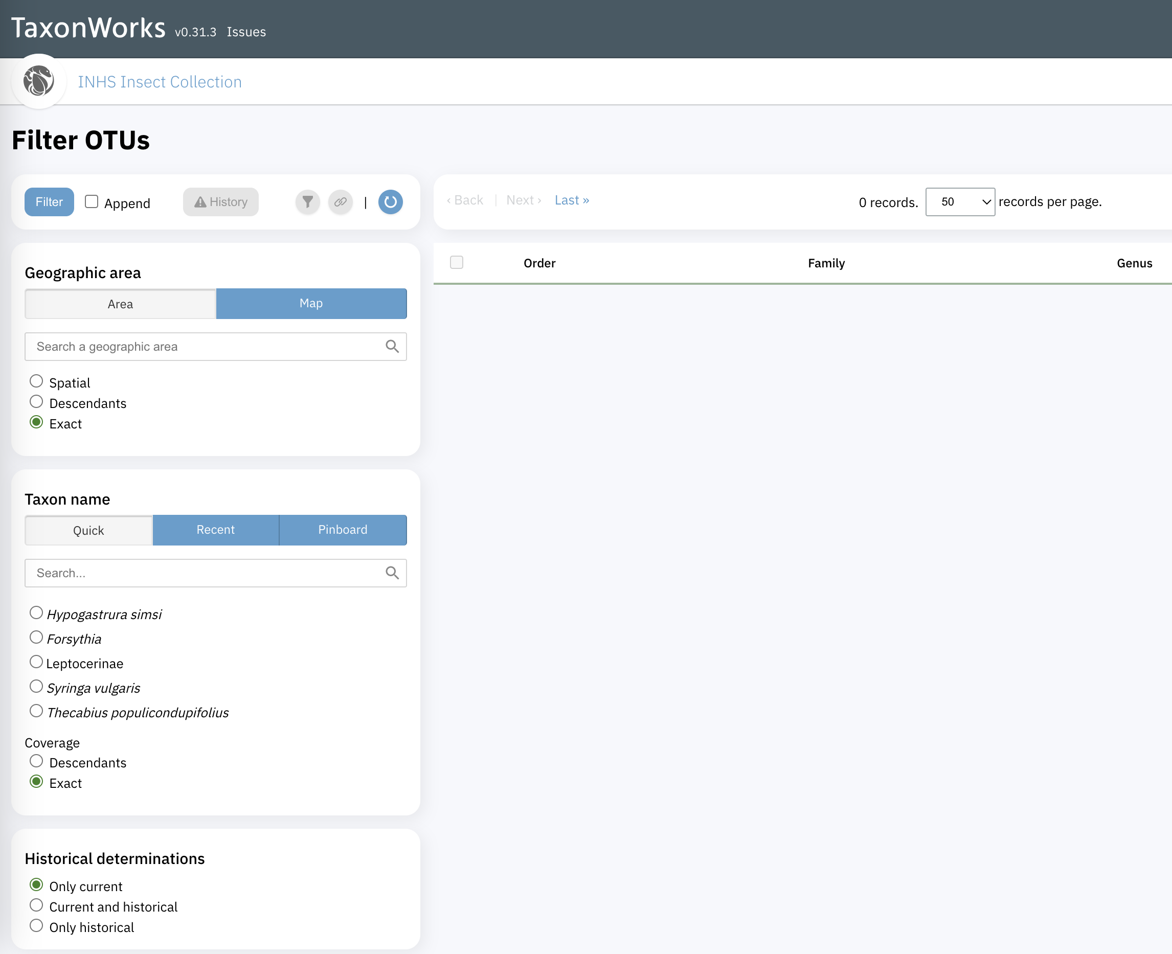 [Bug]: Filter OTUs - filter by "with/without associated Taxon Name" reversed · Issue #3360 ...