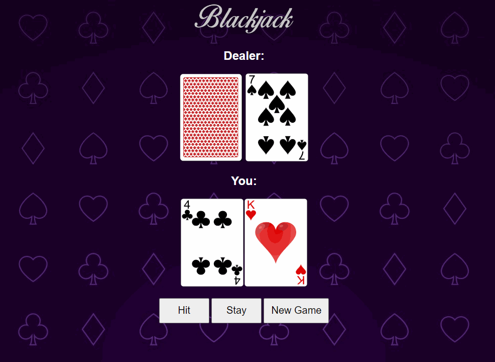 GitHub - pk711/Blackjack: Blackjack game in JavaScript