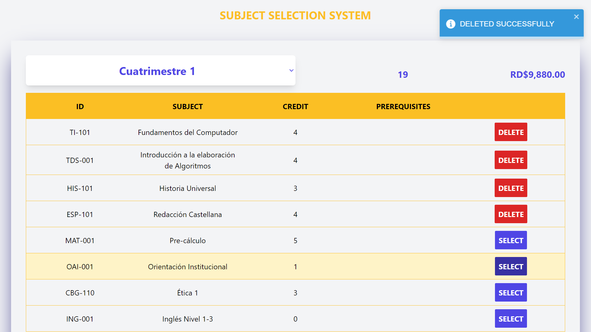 GitHub - Aneudypq2004/Subject-Selection-System