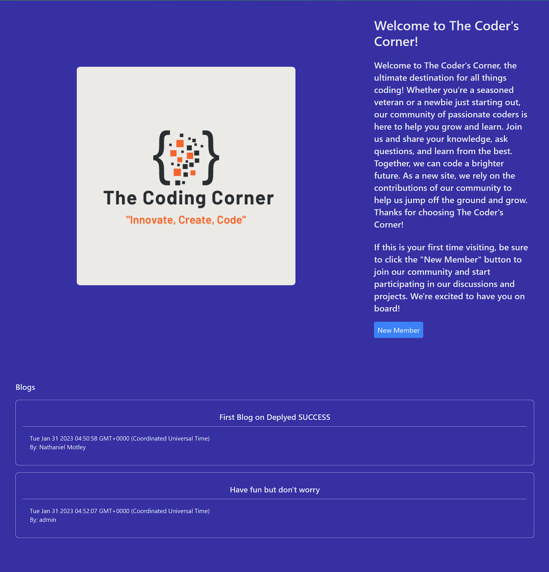 GitHub - Nmotley92/tech-blog: A blog where developers can publish their blog posts and comment ...