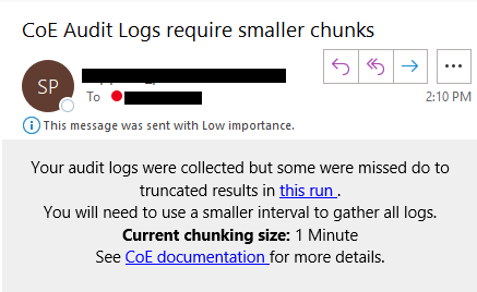 [CoE Starter Kit - BUG] Audit Logs Were Collected but Some Missed Due to Truncated Results ...
