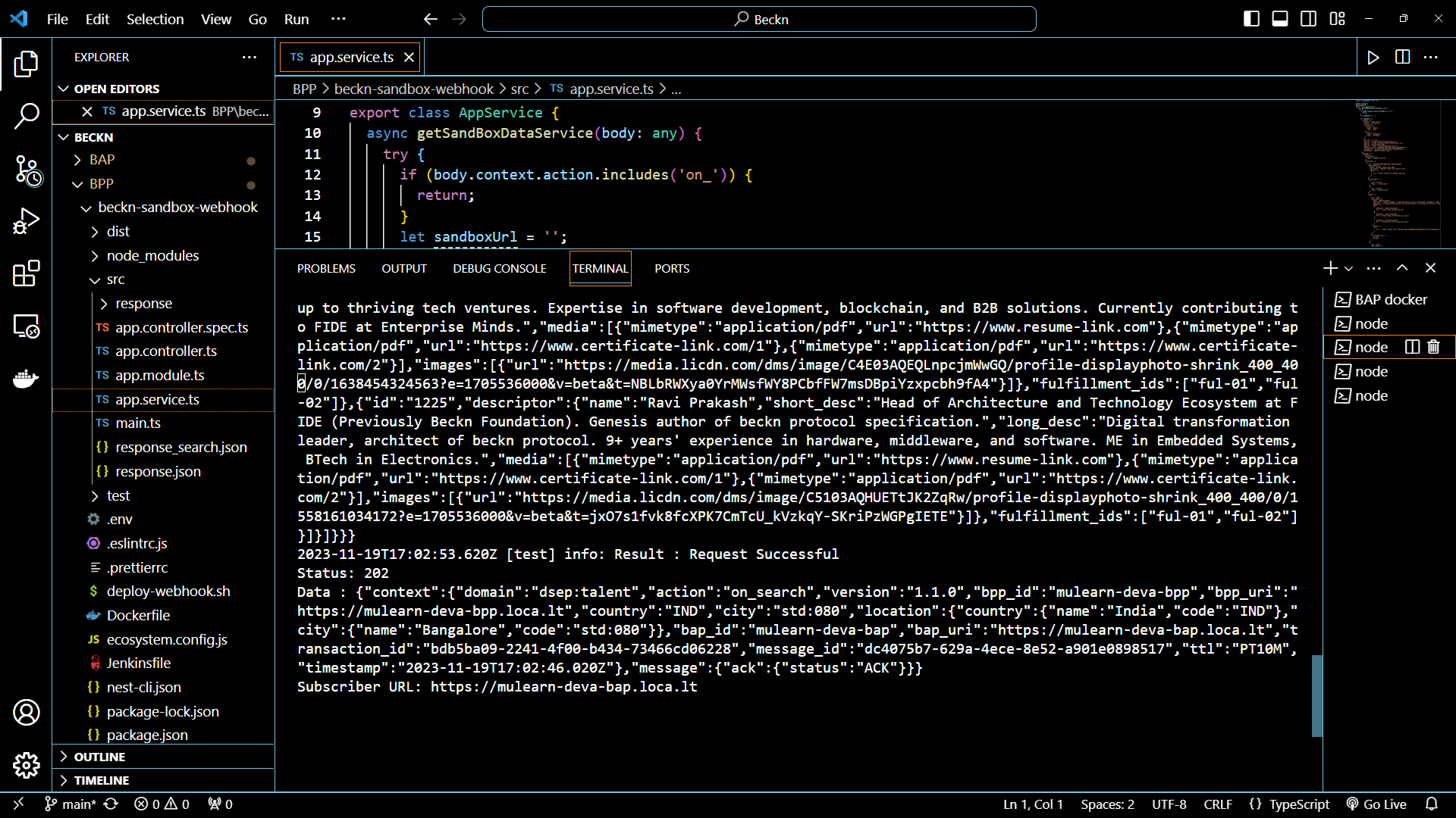GitHub - Top-100-Coders/Talent-hub: Talent Hub is A Beckn project implementation for top 100 ...