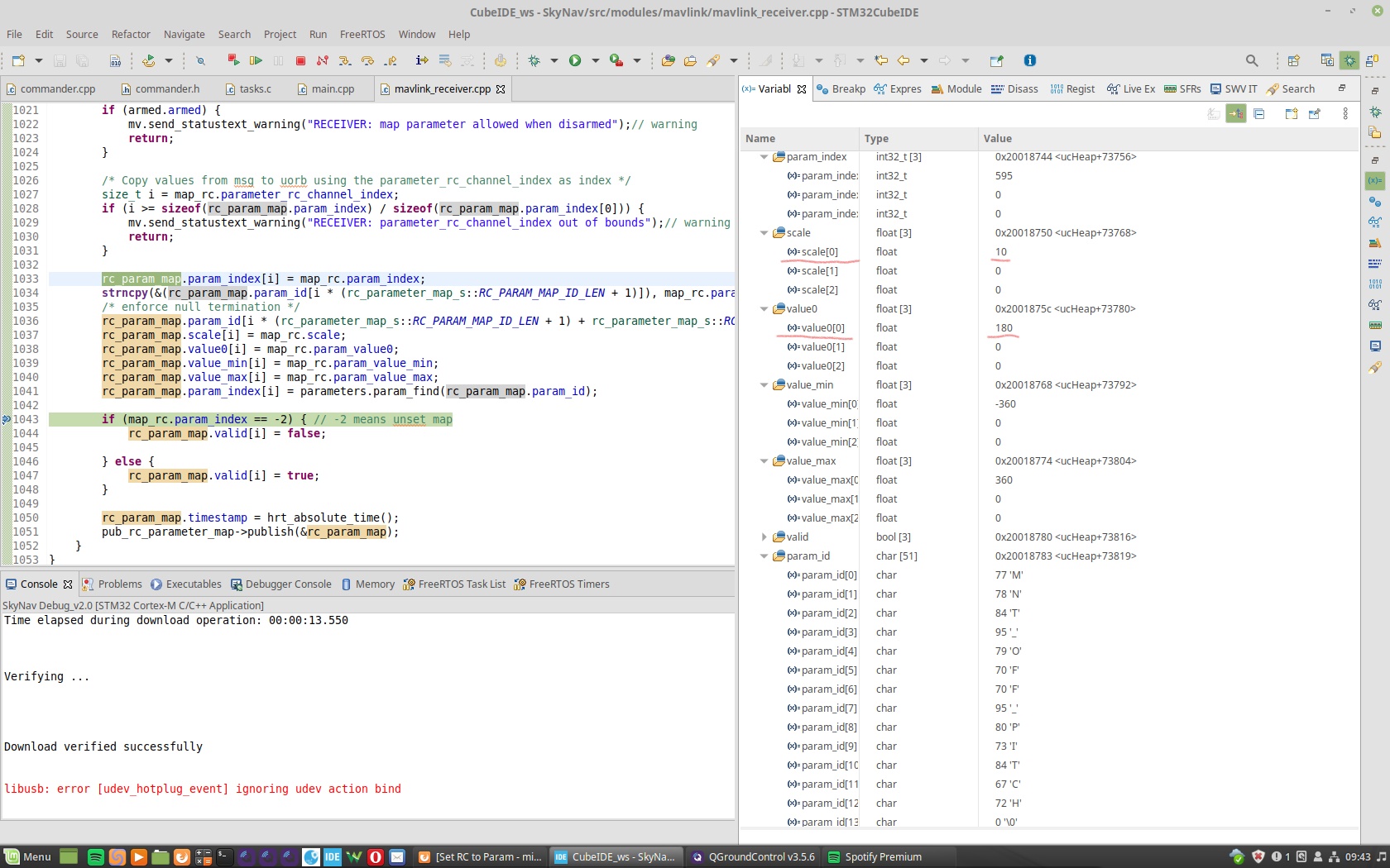 Set RC to Param - mismatch values · Issue #9637 · mavlink ...