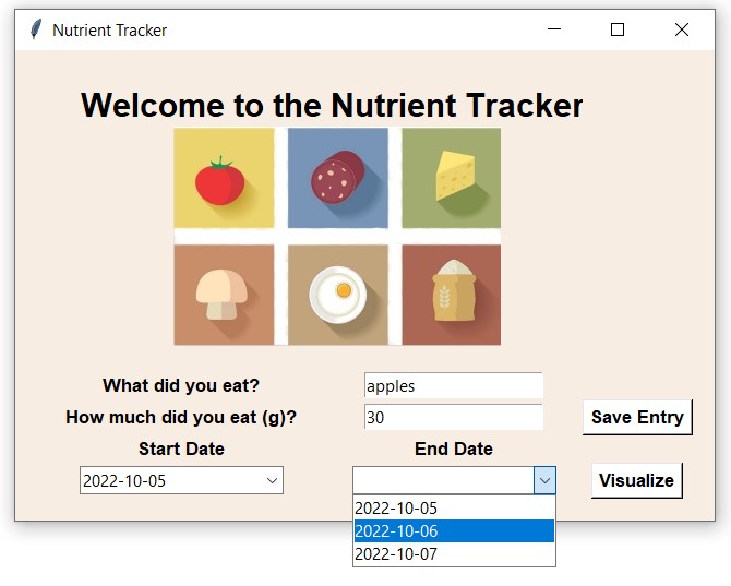 GitHub - 208cai5099/Nutrient-Tracker: I wrote a program that helps a ...
