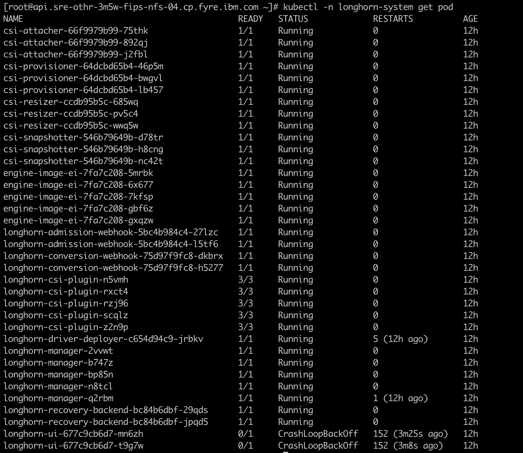 [BUG] longhorn-driver-deployer pod in init state · Issue #5898 · longhorn/longhorn · GitHub