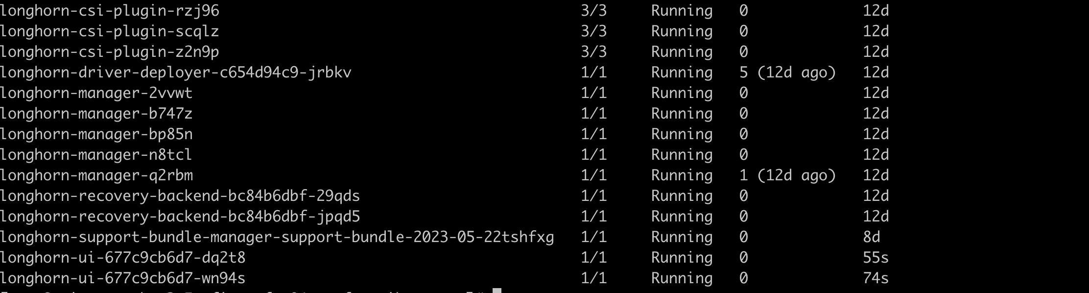 [BUG] longhorn-driver-deployer pod in init state · Issue #5898 · longhorn/longhorn · GitHub