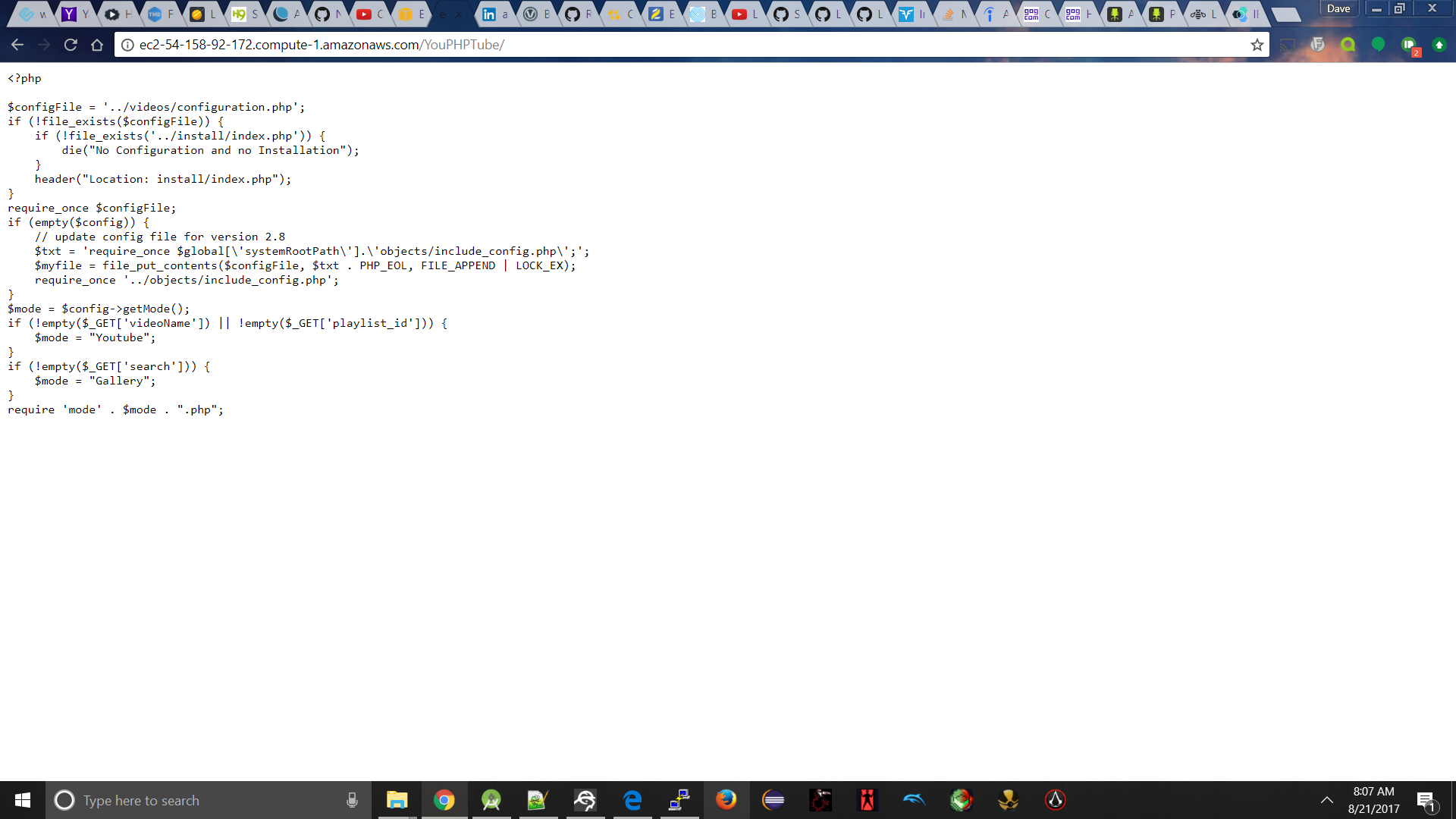 Raw PHP Code · Issue #93 · WWBN/AVideo · GitHub