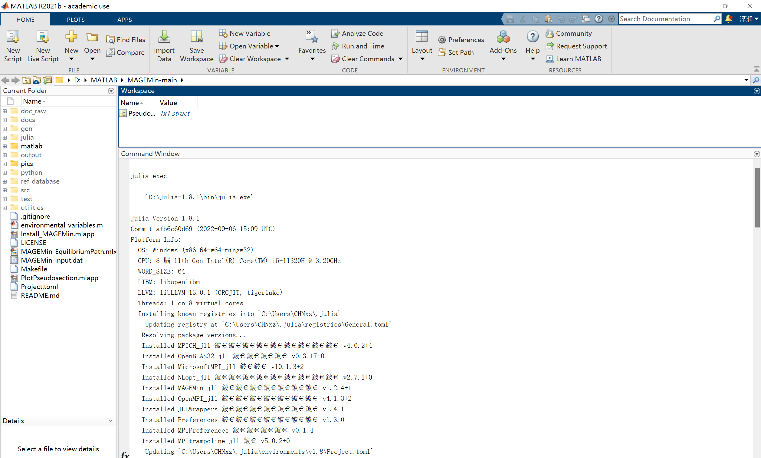 A beginner's problem · Issue #40 · ComputationalThermodynamics/MAGEMin · GitHub