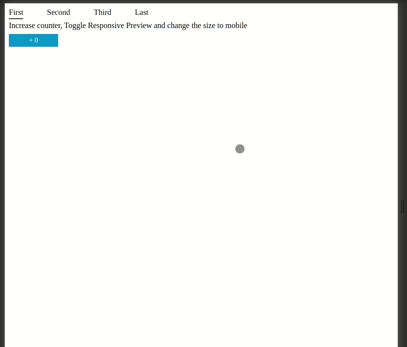 Incorrect behavior inside Tab component while switching screen size between mobile and desktop ...