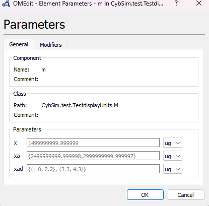 Some units troubles in the dialog box of a component · Issue #10819 · OpenModelica/OpenModelica ...
