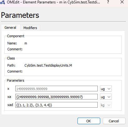 Some units troubles in the dialog box of a component · Issue #10819 · OpenModelica/OpenModelica ...