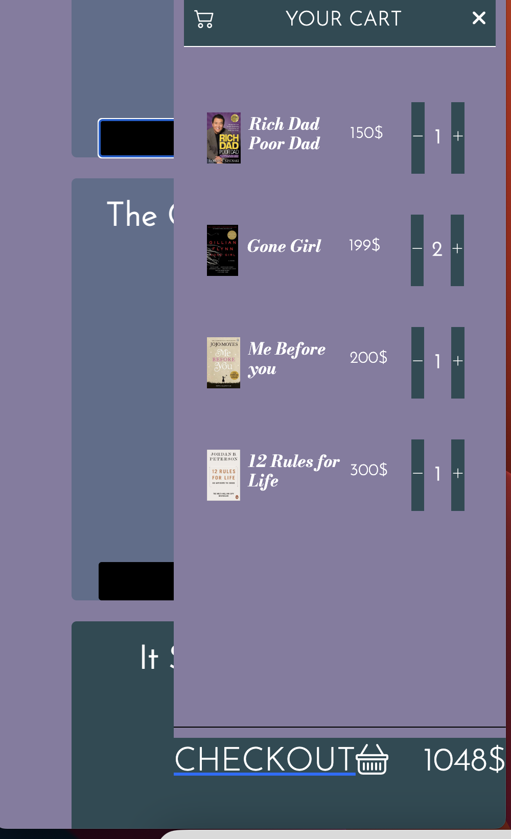 GitHub - Sahra-Bile/Eleganza-Webshop: a website where you can buy books. put the product in the ...