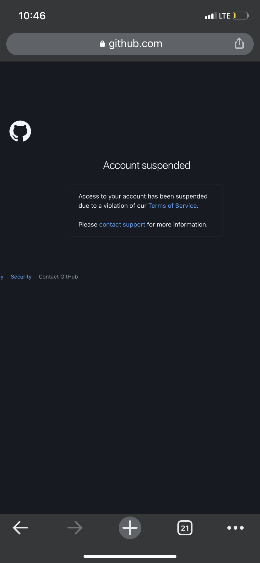 Account suspended · community · Discussion #33812 · GitHub
