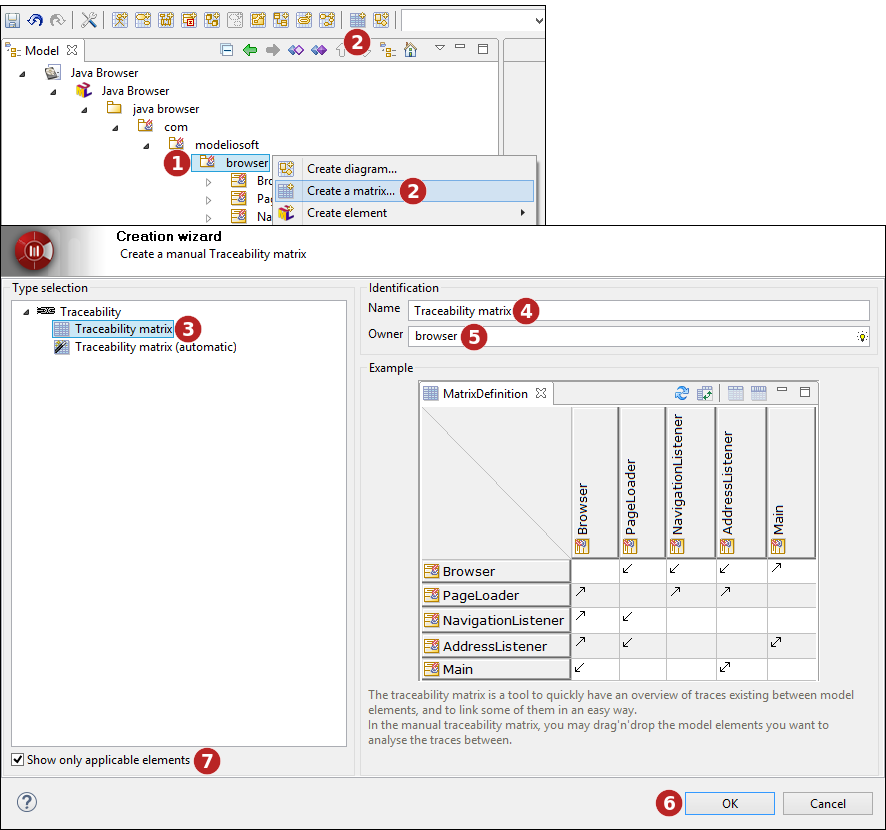 Create (Tranceability) matrices · Issue #83 · ModelioOpenSource/Modelio · GitHub