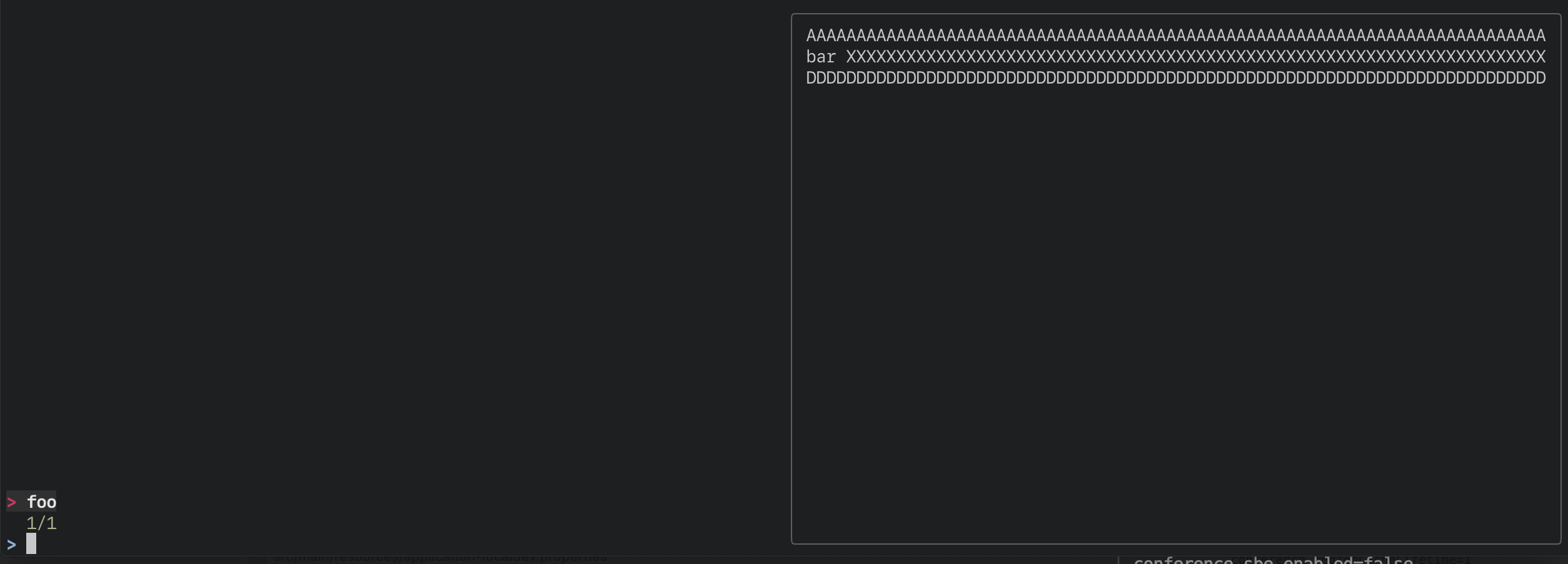 Long lines sometimes not shown in preview window · Issue #2239 · junegunn/fzf · GitHub