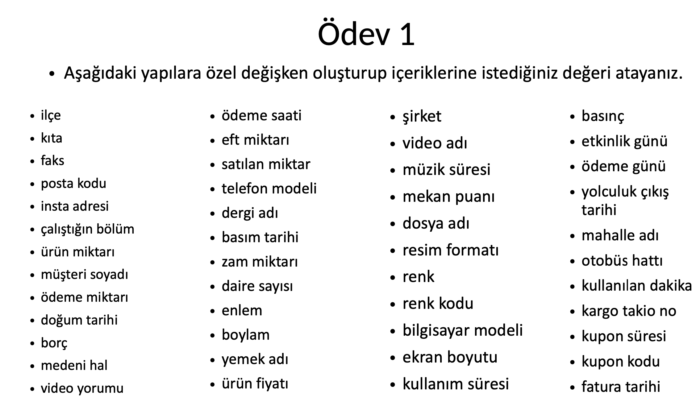 GitHub - ebru-baris/Odev-iOS-Bootcamp: Udemy- Kasım Adalan - iOS Bootcamp