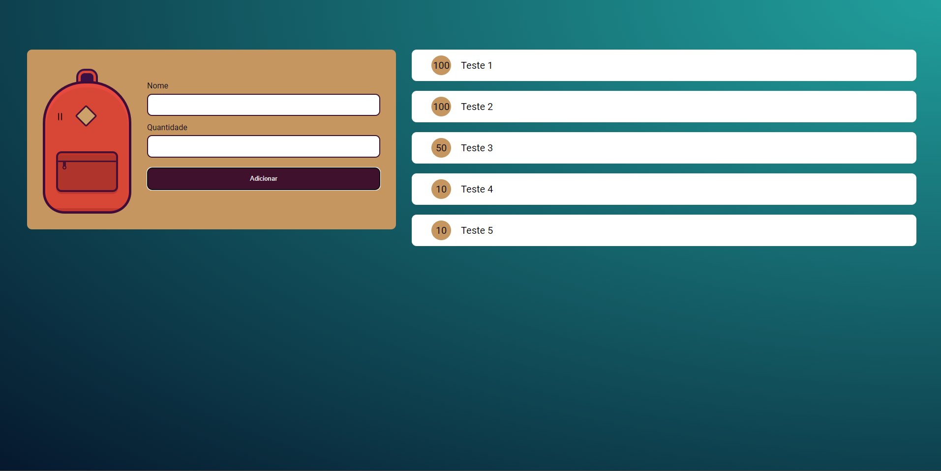 GitHub - aldenyjr/mochila-de-viagem: Projeto Desenvolvido no Curso da Alura Amazenando na Web
