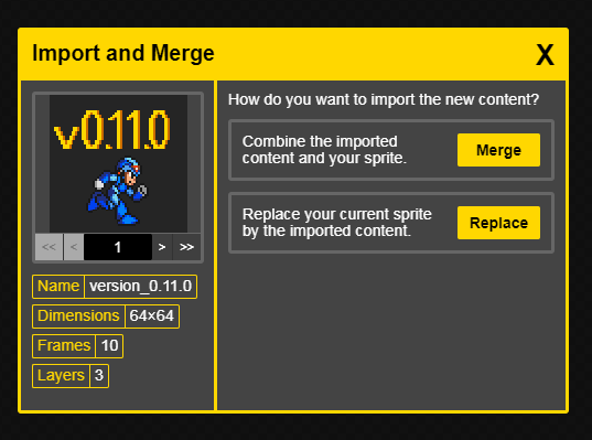 Simplify import wizard when current sprite is empty · Issue #726 ...