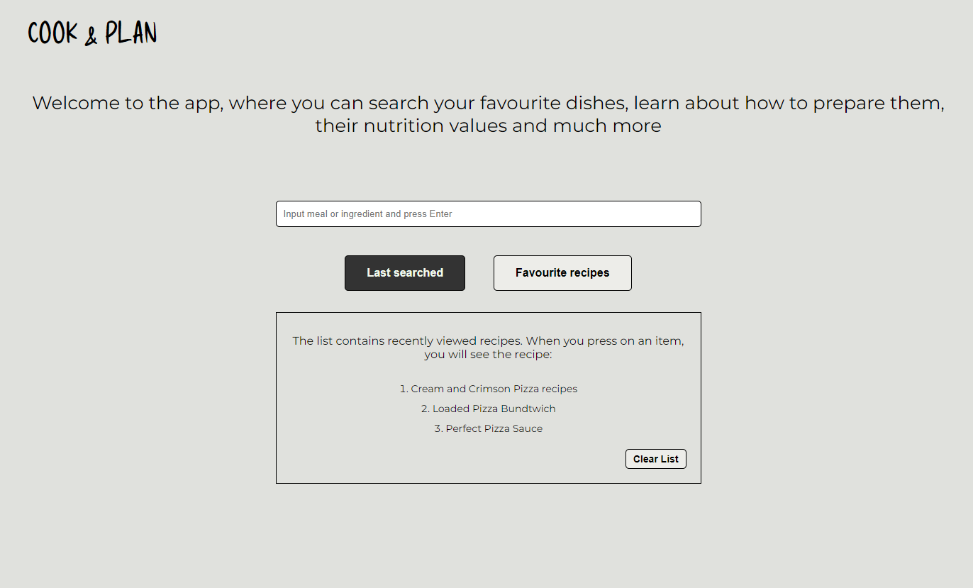 GitHub - ChrisBar92/RecipeApp