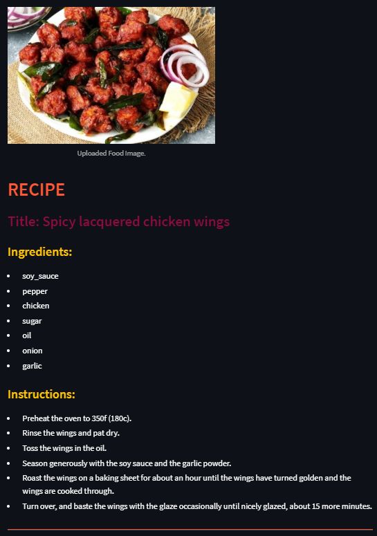 GitHub - TABREZ-96/SnapChef: Capture, Cook, Create! Recipe Generation from Food Images turns ...