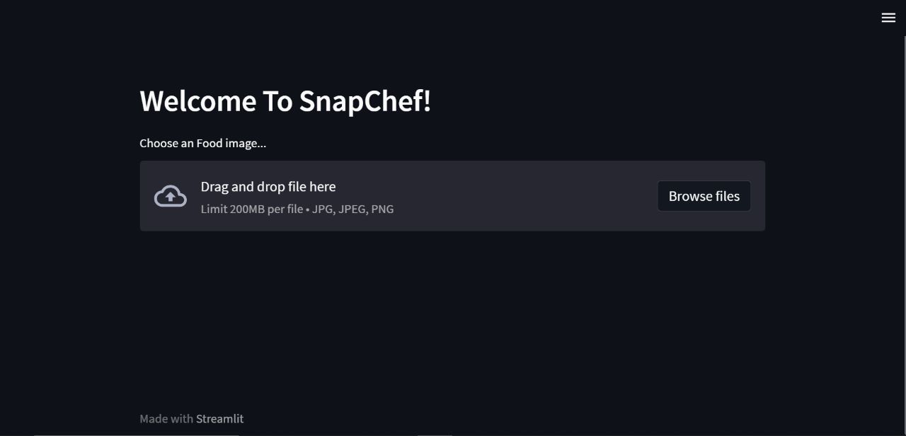 GitHub - TABREZ-96/SnapChef: Capture, Cook, Create! Recipe Generation from Food Images turns ...