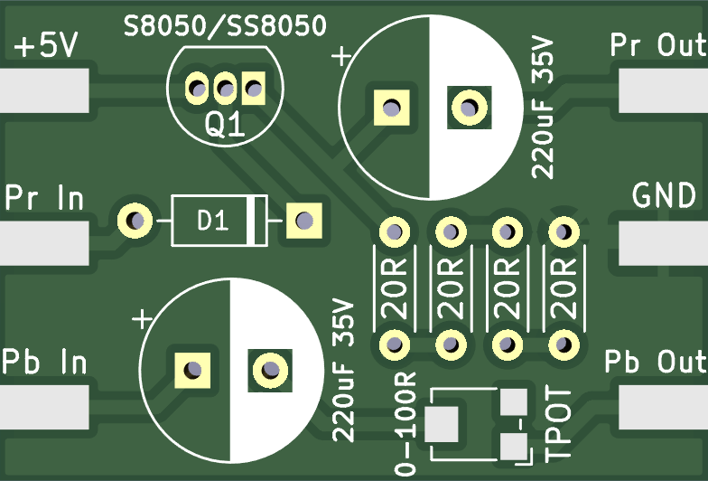 GitHub - joshman196/SNES-Component-Video-Mod-PCB: PCB that carries Pb ...