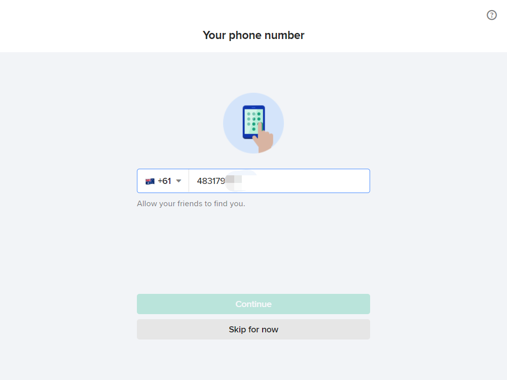 Australia phone verification Continue Button gray out · Issue #20763 ...