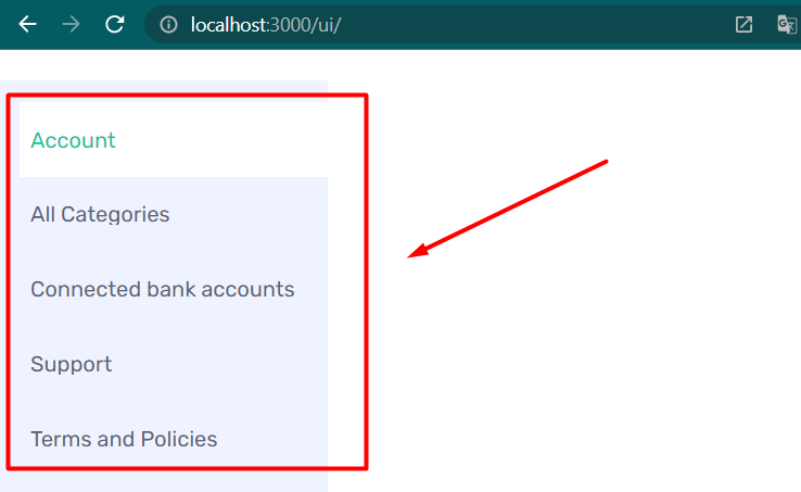 [BUG] Account Settings tabs aren't displayed with our design colours ...