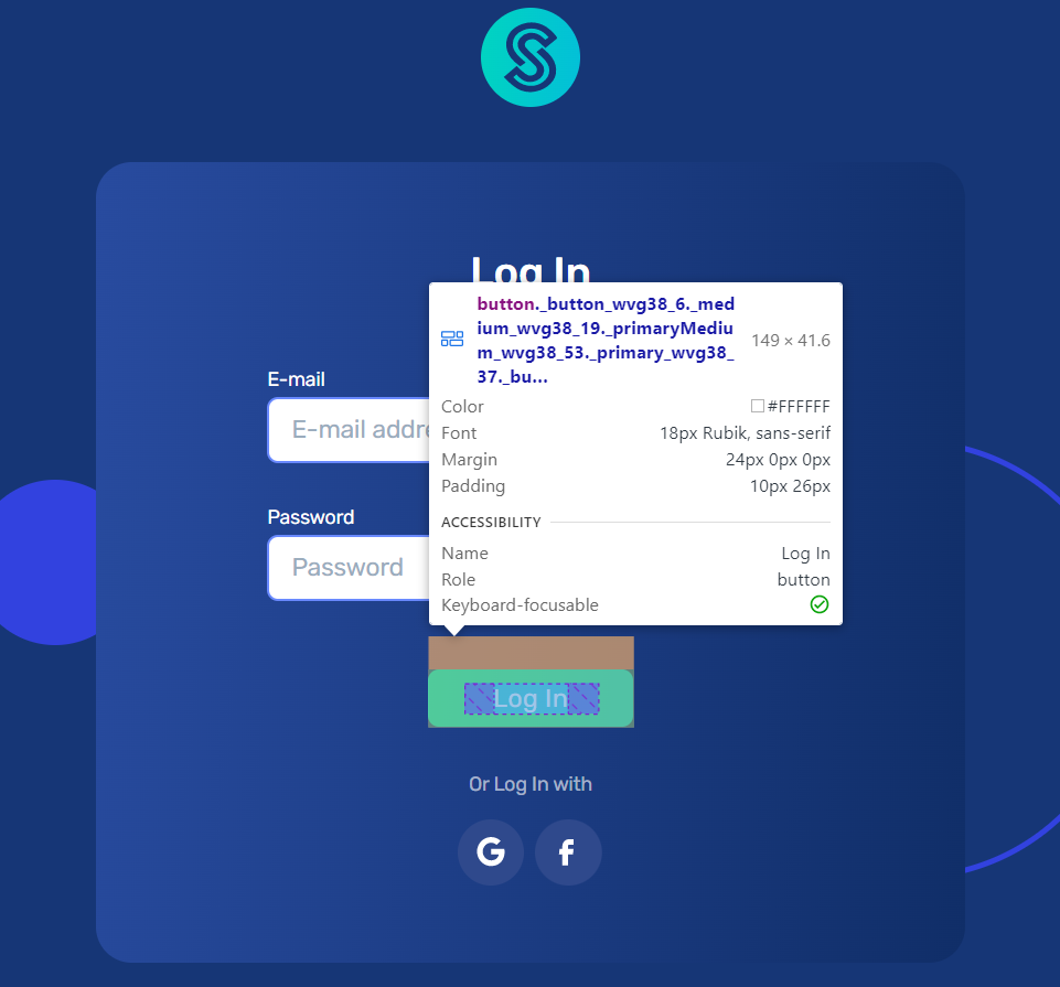 [BUG] Visual defects on the Log In/Sign Up pages · Issue #172 · BinaryStudioAcademy/bsa-winter ...