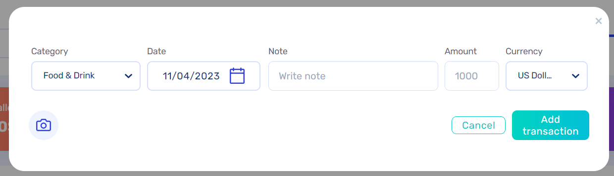 Add UI to show, create, update, delete transactions · Issue #127 · BinaryStudioAcademy/bsa ...