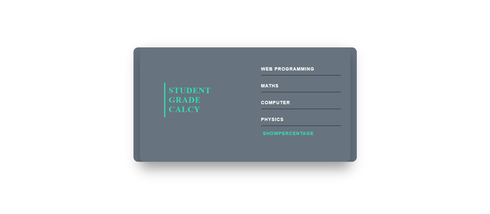 GitHub - nagekarjatin76/Student-Calculator