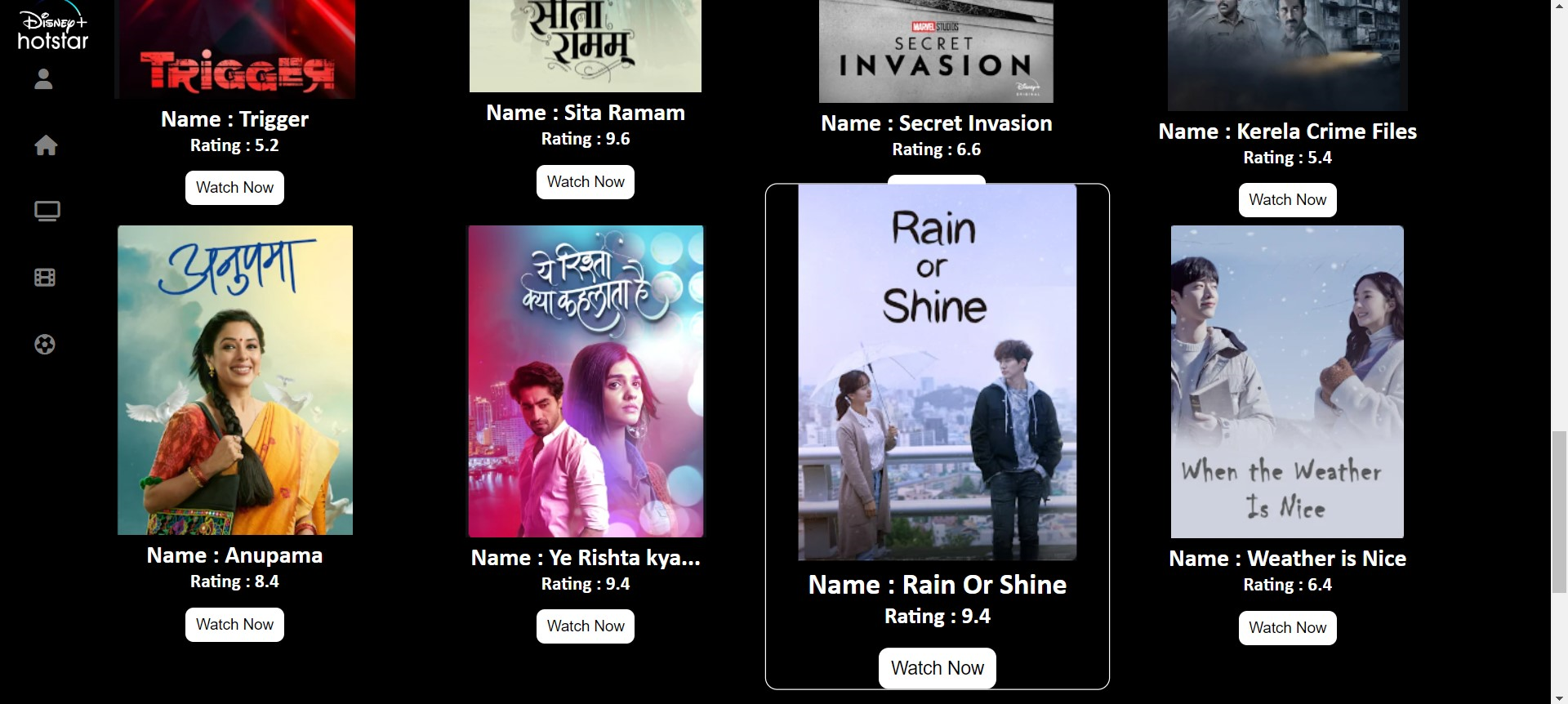 GitHub - Shivanidas1045/Hotstar-Clone