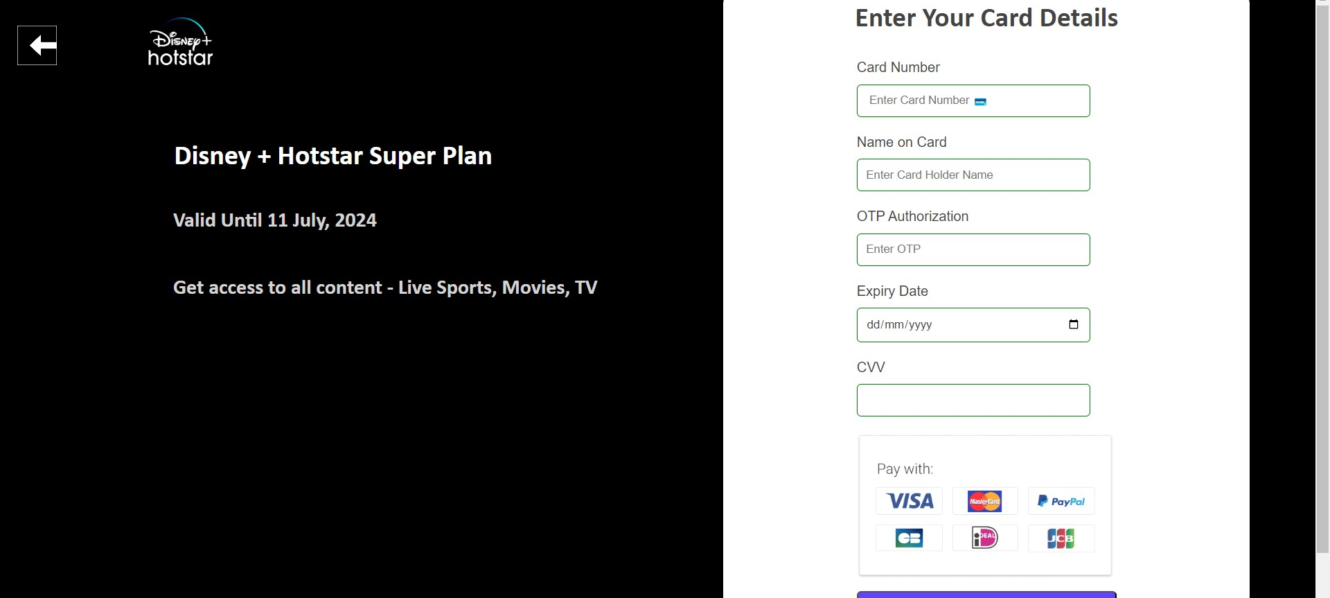 GitHub - Shivanidas1045/Hotstar-Clone