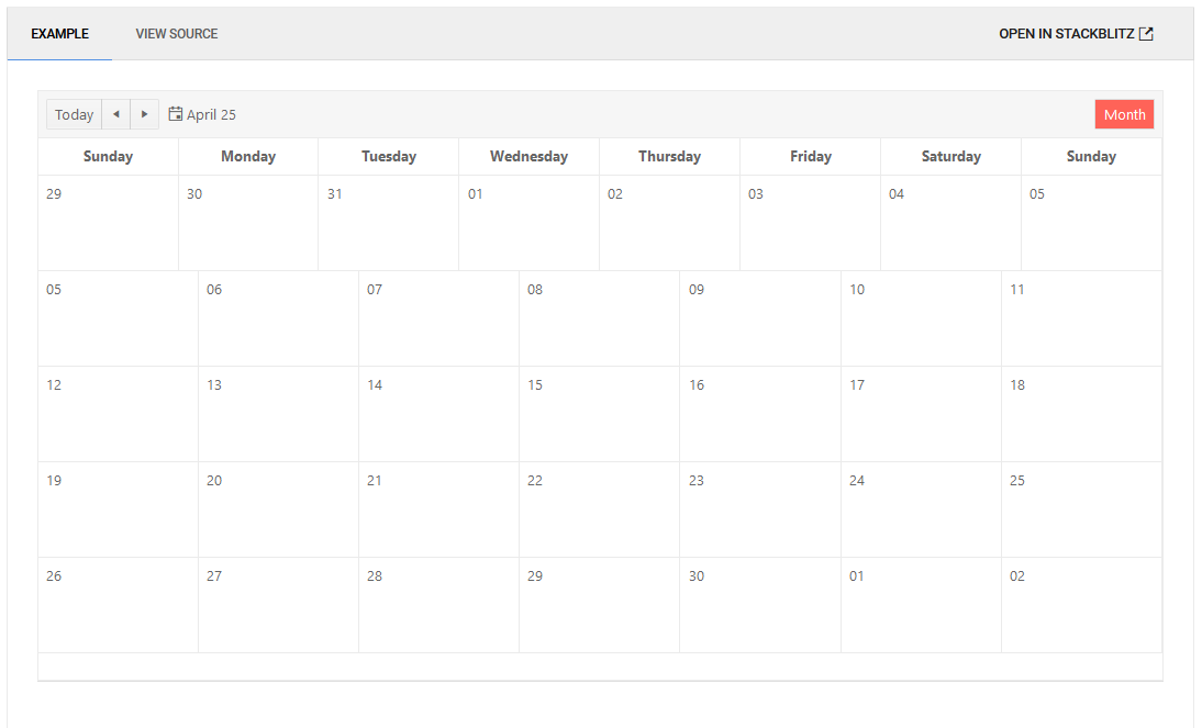 KendoReact Scheduler MonthView shows wrong number of days, probably ...
