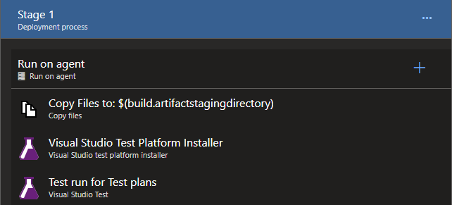 No test assemblies found on the test machine matching the source filter ...